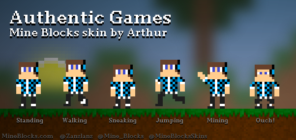 Mine Blocks - "Authentic Games" skin by Arthur
