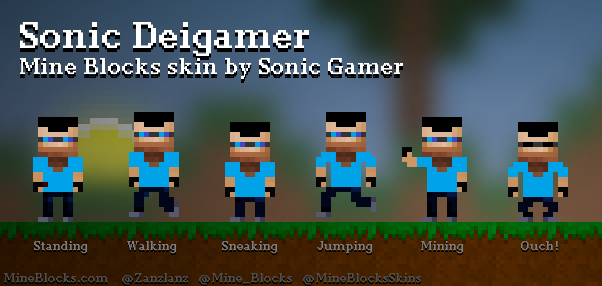 Mine Blocks - "Sonic Deigamer" skin by Sonic Gamer