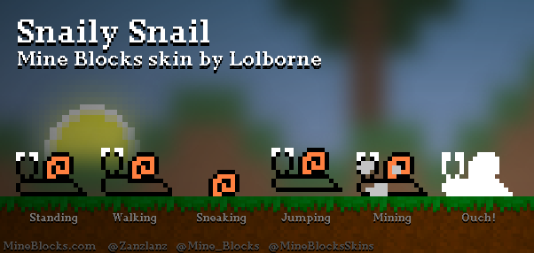Mine Blocks - "Snaily Snail" skin by Lolborne