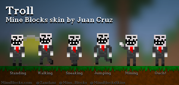 Mine Blocks - "Troll" skin by Juan Cruz+Xtreme creation