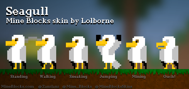 Mine Blocks - "Seagull" skin by Lolborne