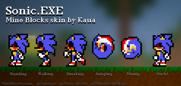 Mine Blocks - "Sonic.EXE" skin by Kaua