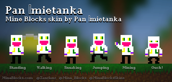 Mine Blocks - "Pan Śmietanka" skin by Pan Śmietanka