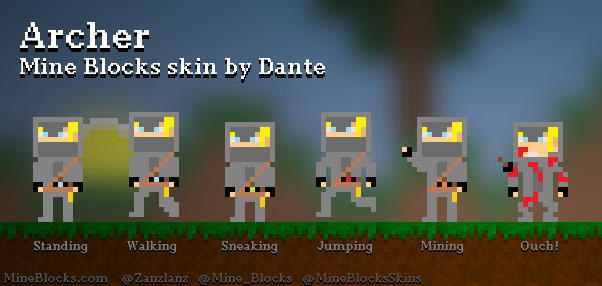 Mine Blocks - "Archer" skin by Dante