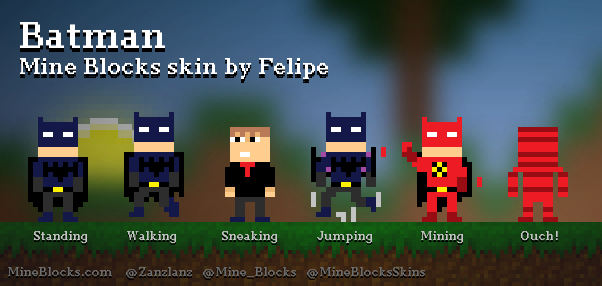 Mine Blocks - "Batman" skin by Felipe