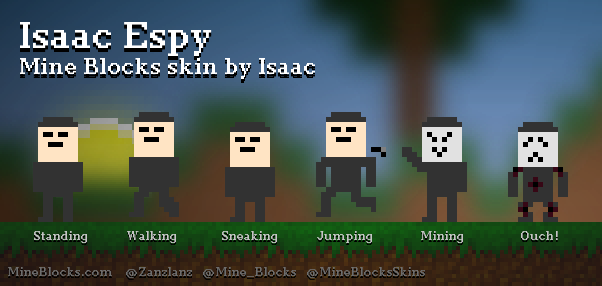 Mine Blocks - "Isaac Espy" skin by Isaac
