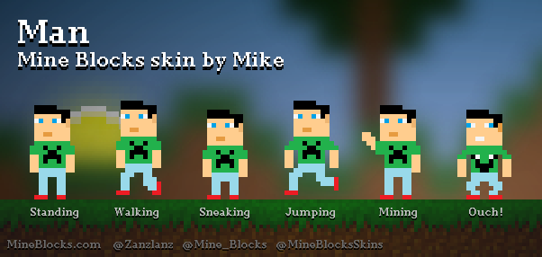 Mine Blocks - "Man" skin by Mike
