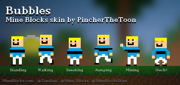 Mine Blocks - "Bubbles" skin by PincherTheToon