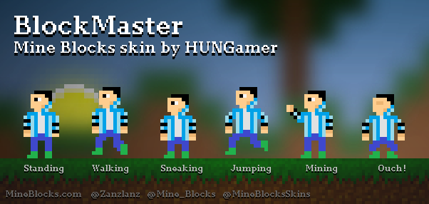 Mine Blocks - "BlockMaster" skin by HUNGamer