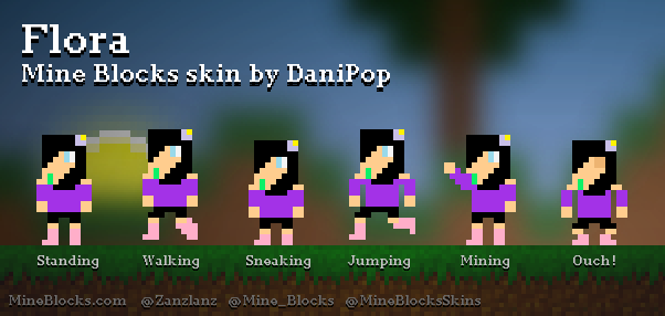 Mine Blocks - "Flora" skin by DaniPop
