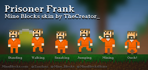 Mine Blocks - "Prisoner Frank" skin by TheCreator_