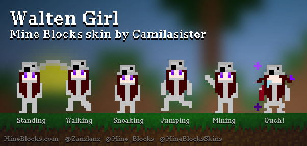 Mine Blocks - "Walten Girl" skin by Camilasister