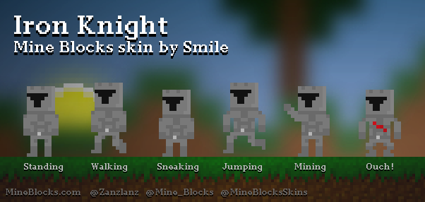 Mine Blocks - "Iron Knight" skin by Smile