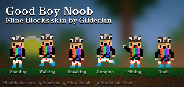Mine Blocks - "Good Boy Noob" skin by Gilderlan