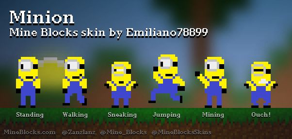 Mine Blocks - "Minion" skin by Emiliano78899