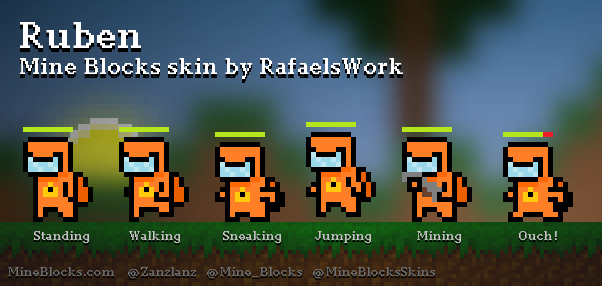 Mine Blocks - "Ruben" skin by RafaelsWork