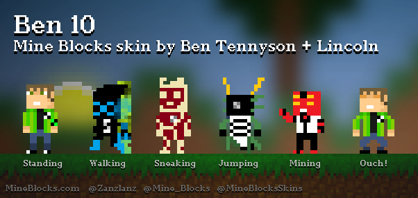 Mine Blocks - "Ben 10" skin by Ben Tennyson + Lincoln