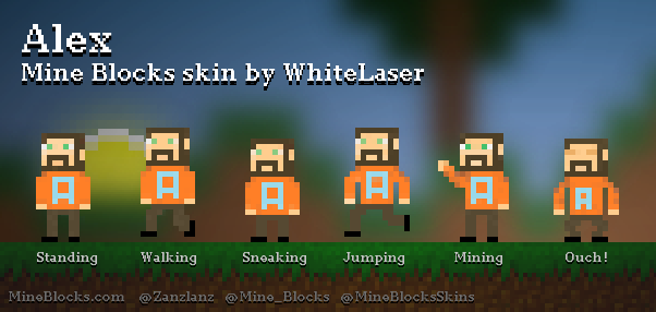 Mine Blocks - "Alex" skin by WhiteLaser