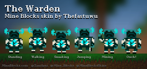 Mine Blocks - "The Warden" skin by Thefastuwu