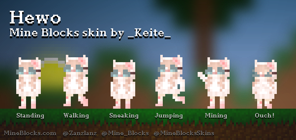 Mine Blocks - "Hewo" skin by _Keite_