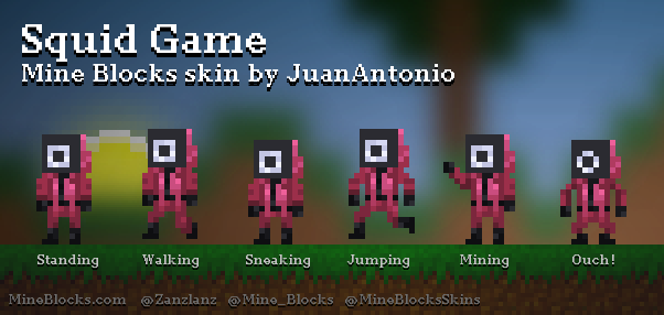 Mine Blocks - "Squid Game" skin by JuanAntonio