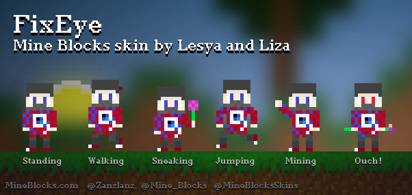 Mine Blocks - "FixEye" skin by Lesya and Liza