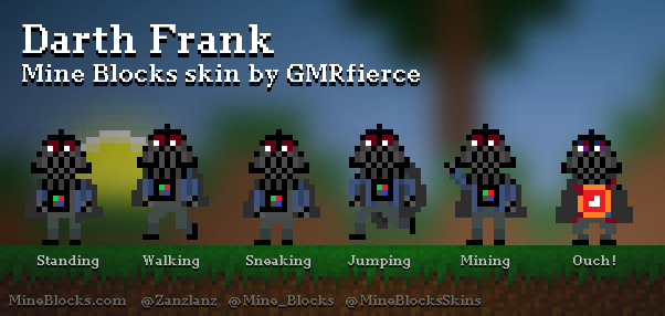 Mine Blocks - "Darth Frank" skin by GMRfierce