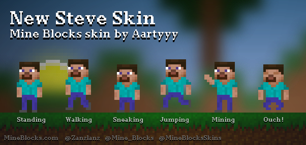 Mine Blocks - "New Steve Skin" skin by Aartyyy
