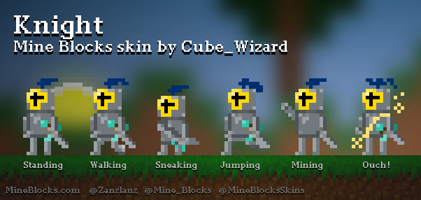 Mine Blocks - "Knight" skin by Cube_Wizard